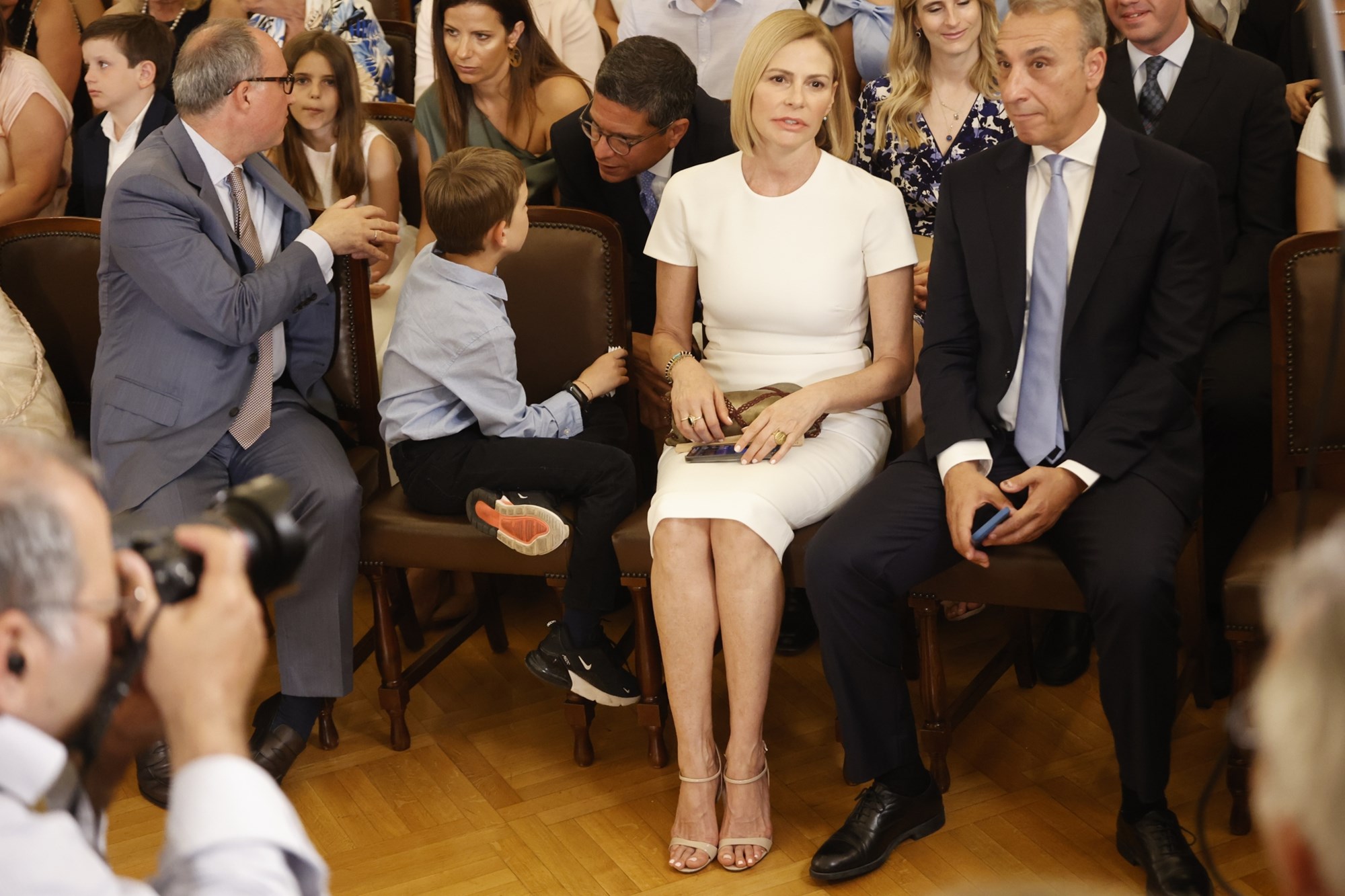 Παρέδωσε μαθήματα στυλ: Η Τζένη Μπαλατσινού στο Προεδρικό έκανε τους ...